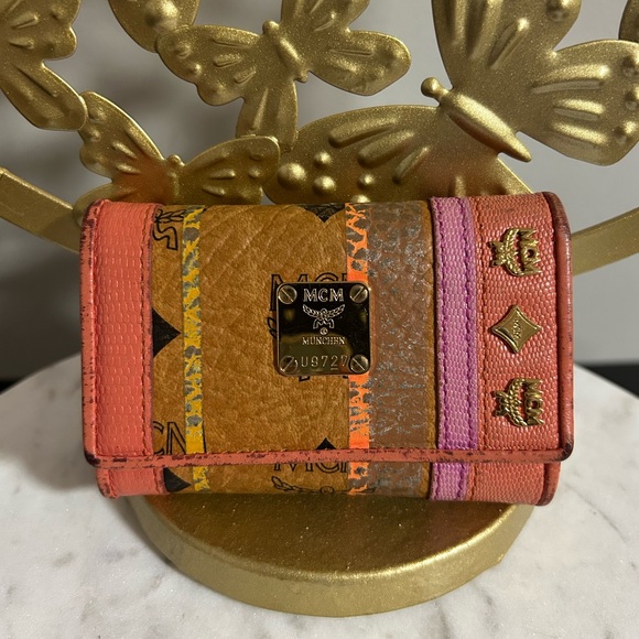 MCM | Bags | Mcm Key And Card Holder Wallet | Poshmark